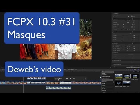 FCPX 10.3 #31 Utiliser les masques.