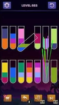 [Water Sort Puzzle] Level 862