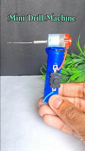 "DIY Mini Drill Machine Using DC Motor | Easy & Powerful!"