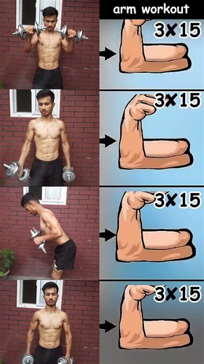 💪Explode Your ARM Size in Week! ⚡️Home Dumbbell Workout 🔥