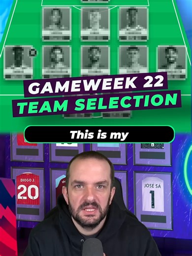 MY FPL TEAM SELECTION FOR GAMEWEEK 22 #fantasypremierleague #fpltips #fyp