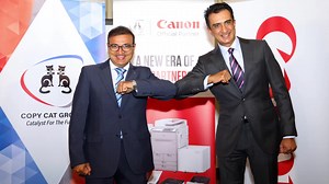 68K views · 71 reactions | Closer to customer- Collaborate to win 欄 As Canon Central & North Africa expands their B2B business in Kenya with Copy Cat Group the two companies will play to each other’s strength to provide a robust and resilient eco-system through managed print services, digitisation & office workflow solutions to meet customer demands across industry verticals in Kenya. #CanonCNAfrica #CanonCNA #Canon | Canon Central & North Africa | Facebook