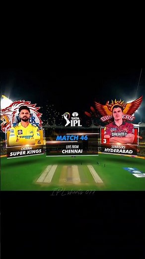 CSK vs SRH 1st Innings Highlights 🔥| #cricket #crickethighlights #iplhighlights#cricketshorts#shorts