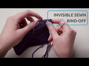 Invisible Sewn Bind-Off Tutorial