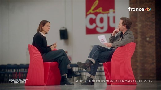 Dans les fauteuils rouges de "Complément d'enquête" : Sophie Binet, secrétaire générale de la CGT