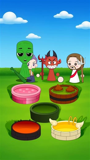 Who Goes to Poop Pool ( Animation Meme ) #shorts #funnyanimations