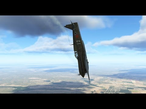 Bf109 F4 против C 47 и P 40E TrackIR. L-2 Shturmovik Great Battles