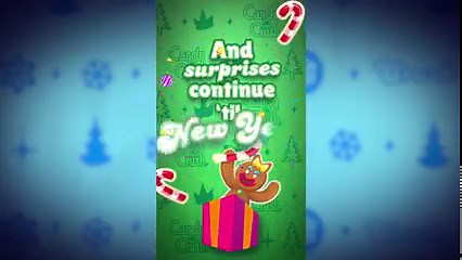 429K views · 2K reactions |  The holidays are coming...to Candy Crush Saga!  The Sweet Surprise Season is live in-game. Count down to the holidays with us and open surprises in-game each day. Check it out. What surprises do you want to see? | Candy Crush Saga | Facebook