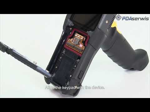 mc9300 Zebra how to replace keypad?