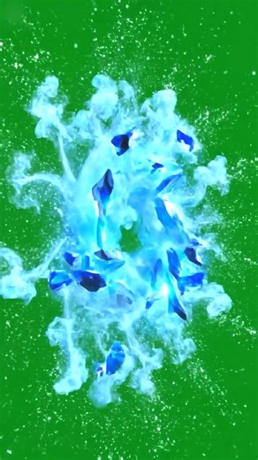 Ice particles Magic Effects Green Screen VFX