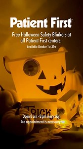 Free Safety Blinkers at all Patient First locations until October 31st! | Patient First