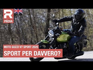 Moto Guzzi V7 Sport 2025 - test - riding the most powerful and sporty V7 ever