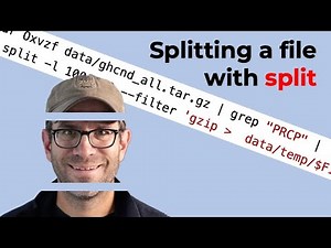 How to split files from the command line and integrate bash and R scripts (CC252)