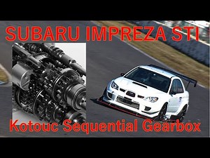 SUBARU IMPREZA STI 6 speed Kotouc Sequential Gearbox