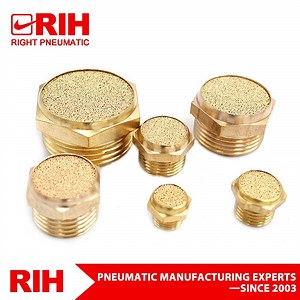 [Hot Item] Hot Sell Psv Flat Eliminator Pneumatic Silencer Brass Air Compressor Muffler