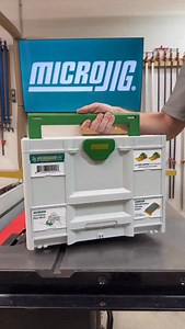 The GRR-RIPPER AIR ULTRA ’25 – Limited Systainer³ Edition celebrates 25 years of woodworking innovation. 🟩 Featuring all-new X-AIR Heels, a SafeRip Center Tunnel, and a full set of precision accessories, it delivers unmatched control on your table saw, router table, jointer, and bandsaw. Housed in a custom anniversary green Systainer³ Combi and limited to 1,500 sets worldwide — this isn’t just a tool, it’s a milestone in safety and precision. https://www.microjig.com/products/gr-systainer | Mic