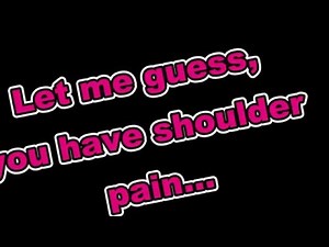 How to use a TENS Unit for Shoulder Pain ~ Using a TENS unit for pain in shoulder