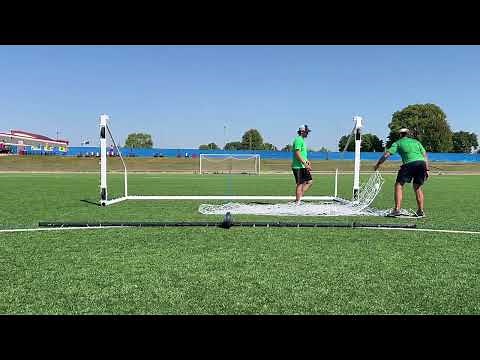 How to put a net on your soccer goal - Keeper Goals