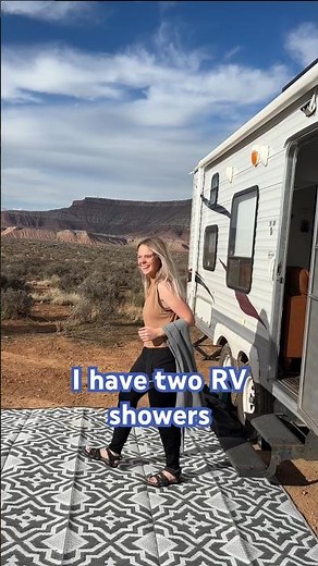 RV Shower Hacks: Maximizing Water Efficiency Tips #rvlife #boondocking #shorts