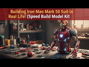🔥 Building Iron Man Mark 50 Suit in Real Life! (Speed Build Model Kit)