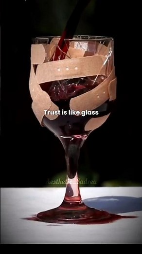 Trust is like glass 💔 #shortvideo #viralvideo #fyp #foryou