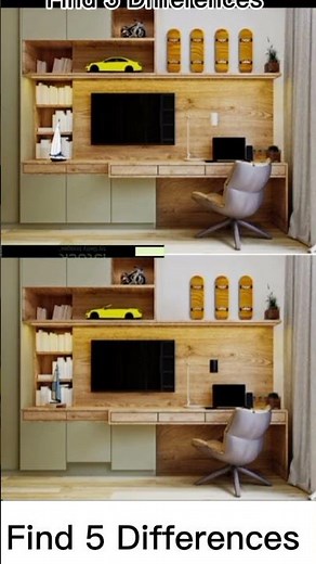 Find 5 Differences | Tricky Room Puzzle Challenge | Spot the Difference Game
