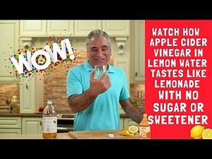 Make Apple Cider Vinegar Lemon Water Easier to Drink (No Sugar)