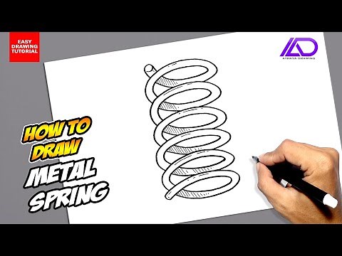 How to draw Metal Spring