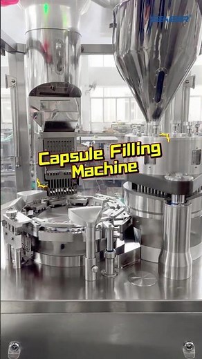 How does the fully automatic capsule filling machine work?