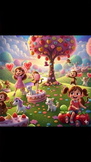 Magical Candy Land Adventure! 🍭 Kids Dance to A Ramba Sam Sam | Fun Animation Song