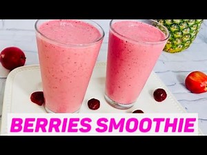 HOW TO MAKE SMOOTHIE WITH FROZEN BERRIES | CREAMY BERRIES SMOOTHIE || AMALACHUKWU’S KITCHEN