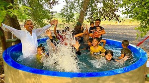 586K views · 10K reactions | Building Amazing DIY Swimming Pool Step By Step | Mubashir Saddique | Village Food Secrets | Village Food Secrets | Facebook