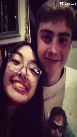 Thought we felt cute in this trend @️ ✌️😅😮‍💨🤗 #fyp #couple #whiteboys