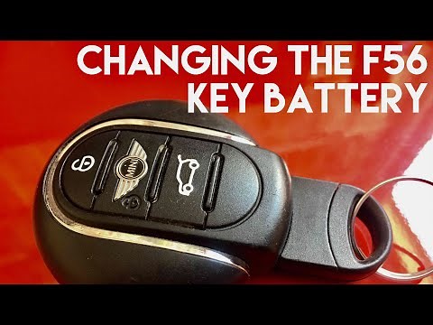 BMW Mini F56 How to replace key fob remote battery fixing a broken remote