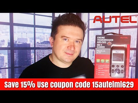 AUTEL MaxiLink ML 629 Engine Transmission ABS SRS OBD 2 Scanner Unboxing Testing & Review