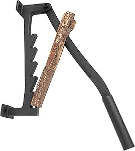 Wall Mounted Firewood Splitter Soft Wood Kindling Splitter for Indoor or Outdoor Manual Log Splitter for Camping, Fireplace, Barbecue