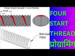 four|| start|| threading|| G76|| cycle||CNC|| programming||