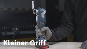 Bosch Professional 18V System Akku Multi-Cutter GOP 18V-34 (Vibration Control, 180mm schlanker Griff, inkl. 1x Sägeblatt, ohne Akku/ Ladegerät)