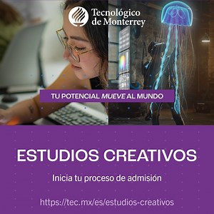  Diseña y produce experiencias innovadoras y transforma de manera creativa tu entorno. Conoce más sobre la entrada de Estudios Creativos que ofrece el TEC Campus Cuernavaca. Recibe más información: https://bit.ly/informesprofcva https://admision.tec.mx/area/estudios-creativos | TEC Campus Cuernavaca | Facebook