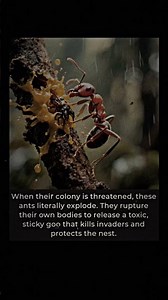 These Ants EXPLODE to Protect Their Colony! Nature’s Wildest Defense 😳🐜