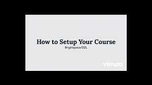 Instructor Set Up: D2L 1.3