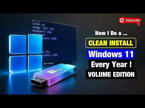 How I Do a Complete CLEAN Install Of Windows 11 Every Year | Fresh Copy Of Windows Install Guide