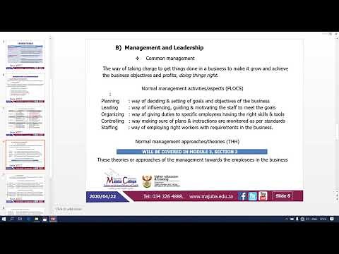 Human Resource Management N6 (FM) - (Introduction to HR - Module 1 - Lesson 1) - Mr. M. A. Ngubo
