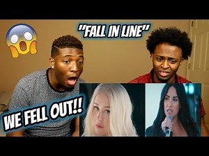 Christina Aguilera - Fall In Line ft. Demi Lovato (WE FELL OUT OUR CHAIRS!!)
