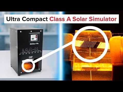 Solar Simulator for Accurate Solar Cell Testing (ISOSun Vis)