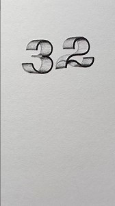VERY EASY 3D DRAWING NUMBERS - 3DART