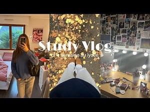 Study Vlog : une semaine dans ma vie au lycée