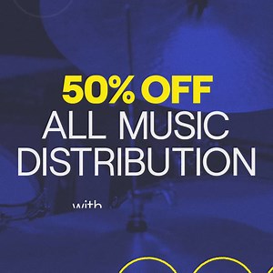 There's never been a better time to release new music. For a limited-time, use code JULY50 for 50% off ALL music distribution! 💸 | CD Baby
