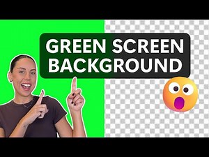 How to replace a green screen background