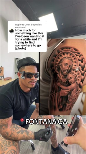 Replying to @Juan Segovia hit up @Rolyvizion 🔥 📲TEXT (833) 374 5302 to book 📞CALL (909) 346 0015 📍8127 Mulberry Ave, Set 105, Fontana, CA. #losangelestattooartist #californiatattoo #tattooideas #fontana #halfsleeve